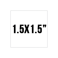 Custom 1.5x1.5" Square Vinyl Stickers, many sizes & shapes available ...