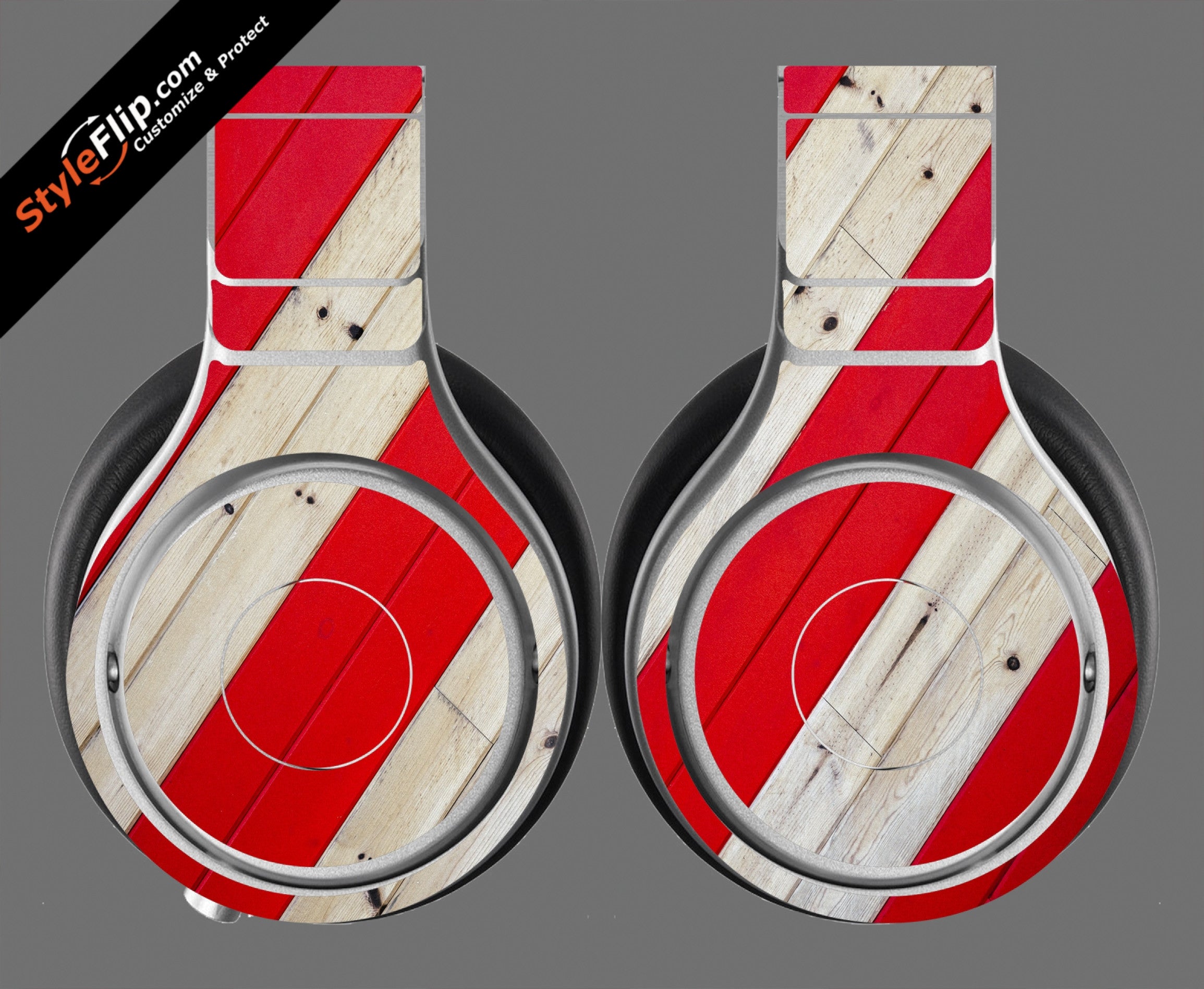 Striped Wood Beats By Dr. Dre Beats Pro Model