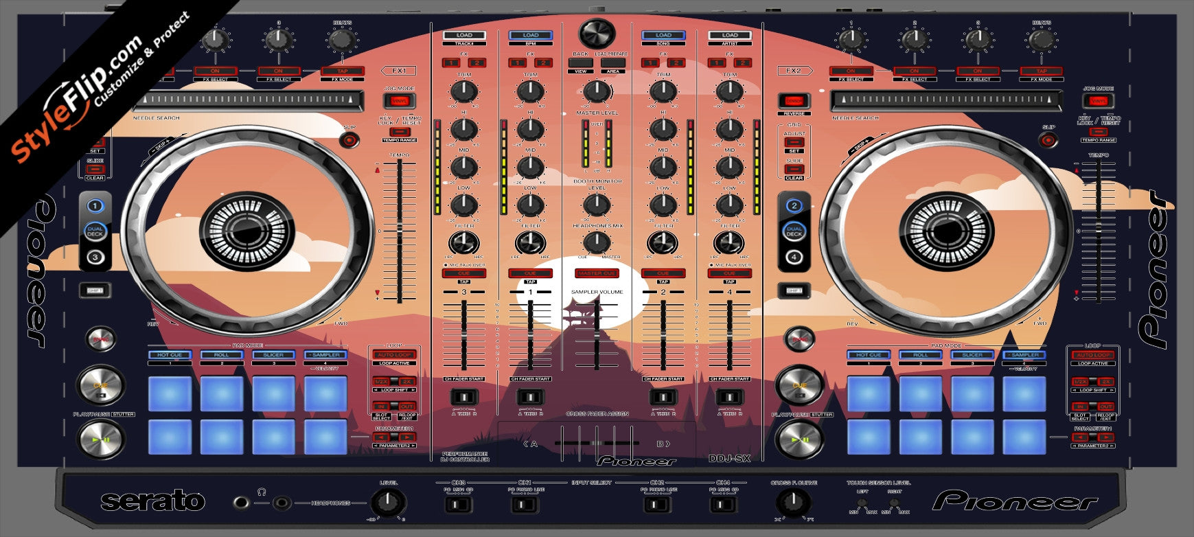 Nightfall Pioneer DDJ-SX