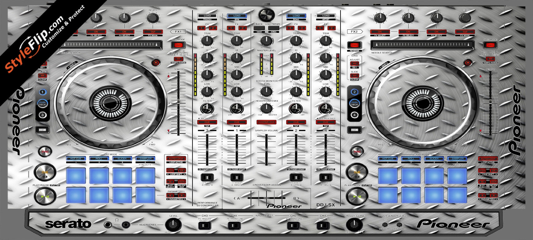Steel Diamond Pioneer DDJ-SX