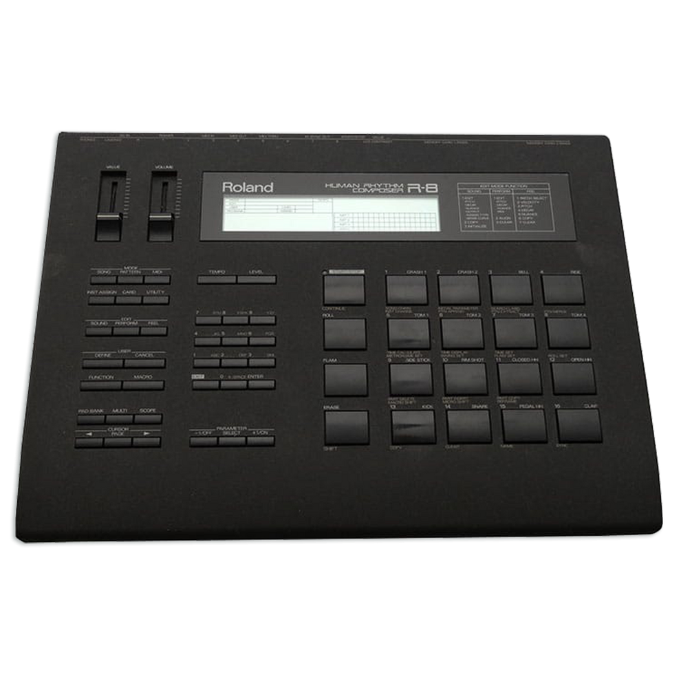 Roland R-8 MK1 custom skins, created online by StyleFlip.com